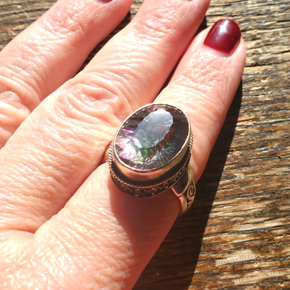 Sarda | Jewelry | Exquisite Sarda Silver 925 Gemstone Ring | Poshmark